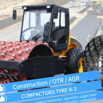 OTR / CONSTRUCTION COMPACTOR TYRE R-3